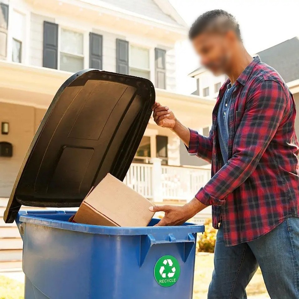 Garbage Can Emblems Highly Noticeable Large Lettering Long-lasting ...