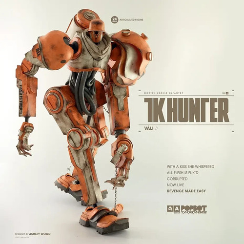 TK Hunter Vali ThreeA 3A 1/6 Ashley Wood Popbot | eBay