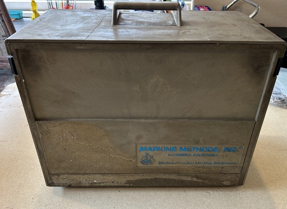 Marking Methods Inc Mark 300 Electro Chemical Marking Etching w ...