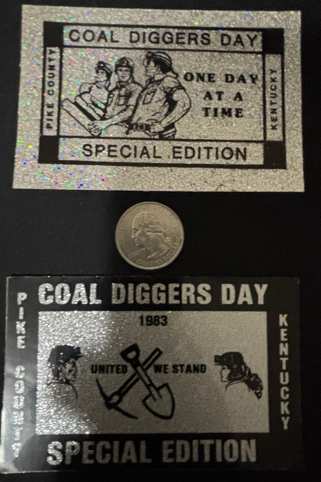 Vintage Mining Decals Pike County KY Coal Diggers Day Lot Of 2 | eBay