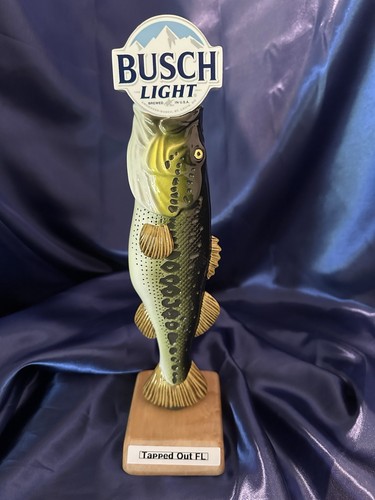 Busch Light - Bass Fish Beer Tap Handle - New In Box | eBay