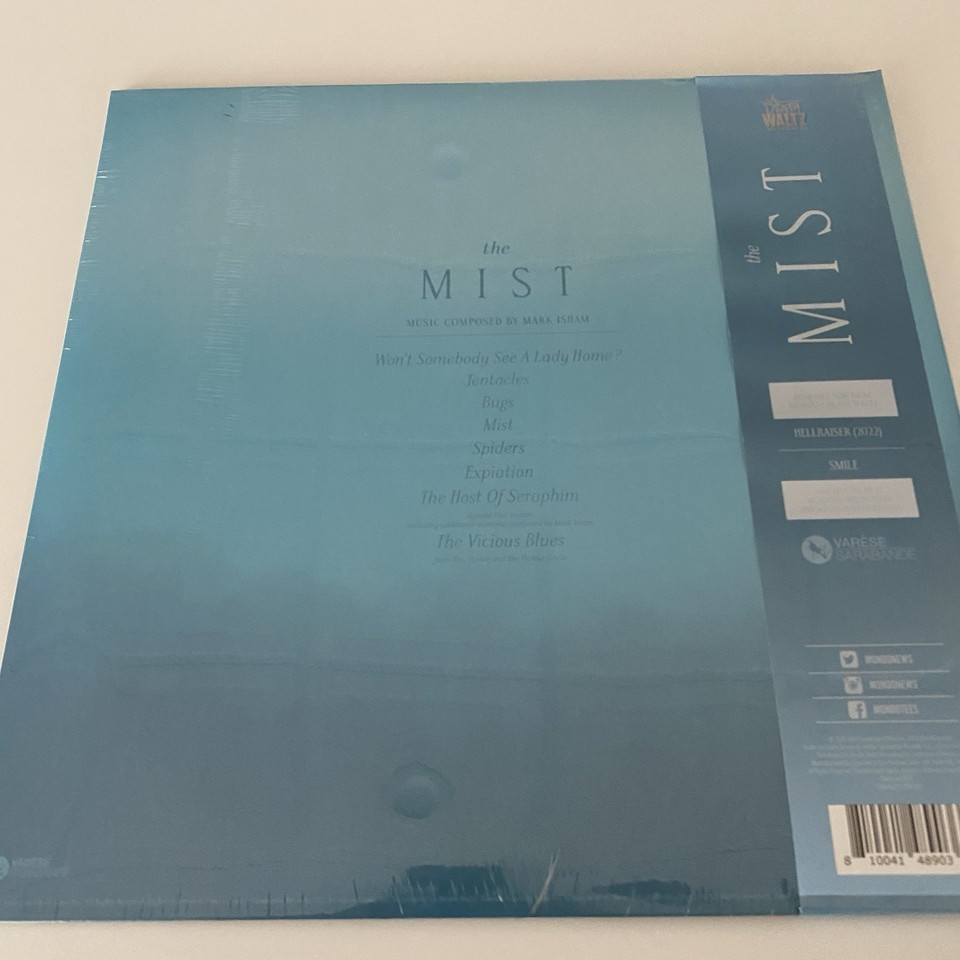 SEALED - Mark Isham - The Mist OST - Death Waltz DW 182 - Metallic ...
