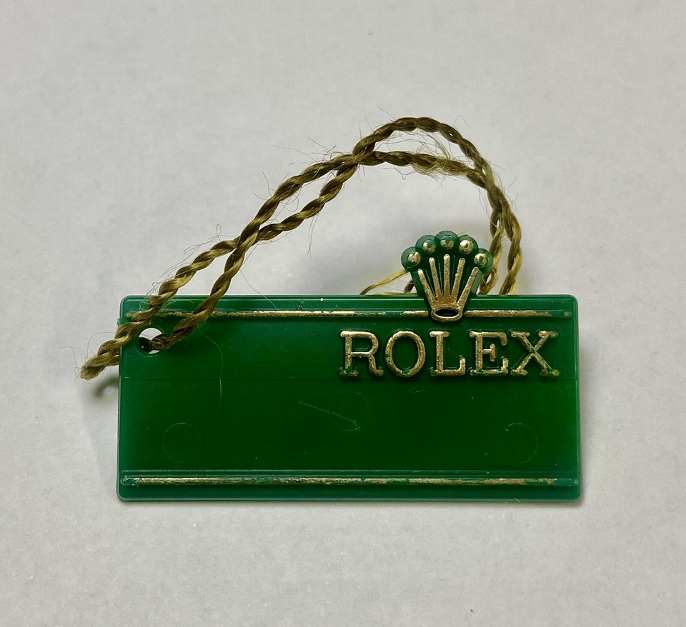 ROLEX Green Tag OYSTER SWIMPRUF 1970´s VINTAGE OEM HANGTAG 5513 1680 ...