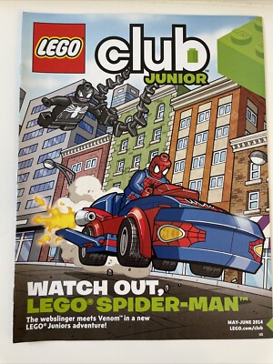 Lego Club Junior Magazine - May-June 2014 - Spider-man Meets Venom 1st ...