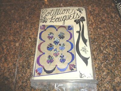 COTILLION Bouquets Quilt Pattern BY JEAN BROWN FLOWERS ARE THE JOY OF ...