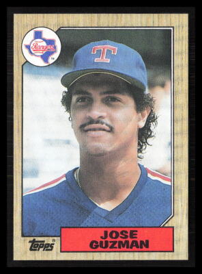Jose Guzman 1987 Topps #363 Texas Rangers | eBay