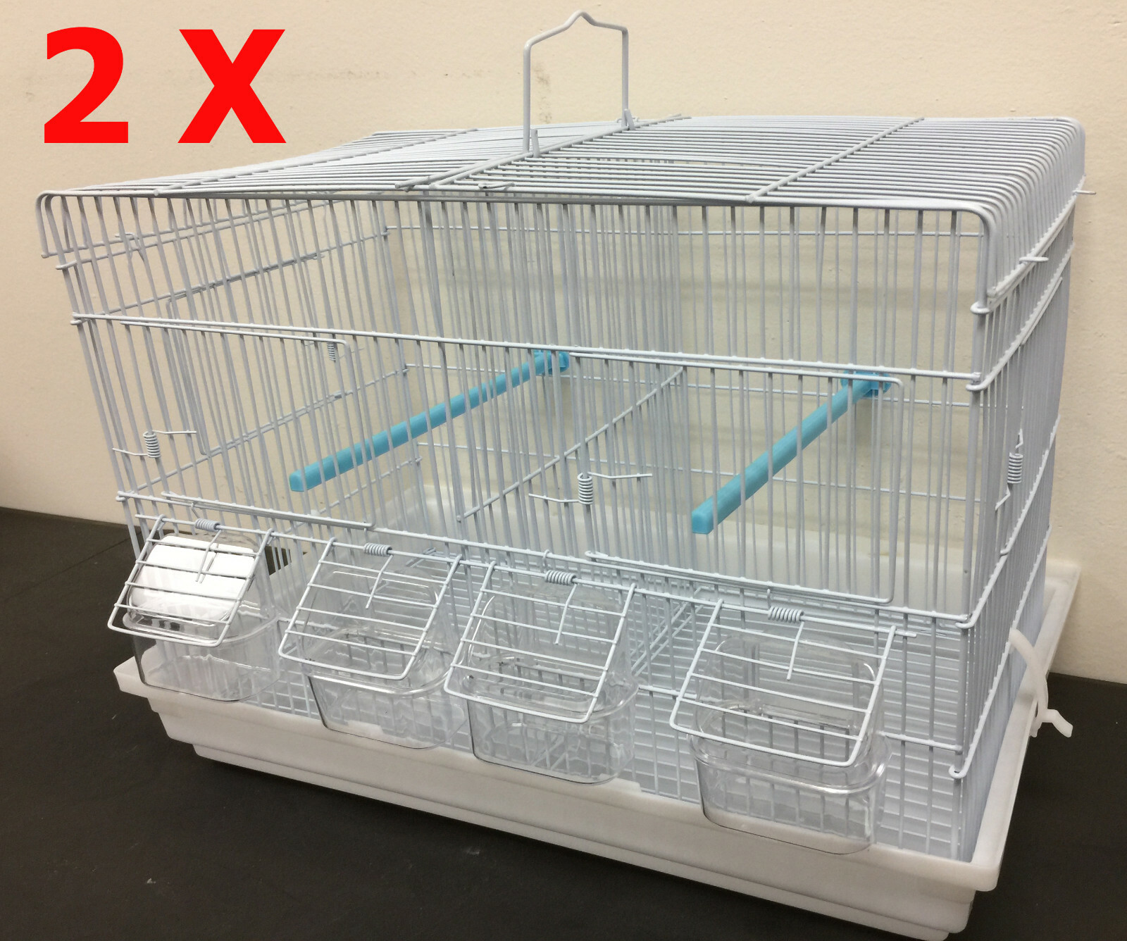 Lot-2 Breeding Bird Carrie Cage Aviary Finch Canary Budgie Lovebird ...