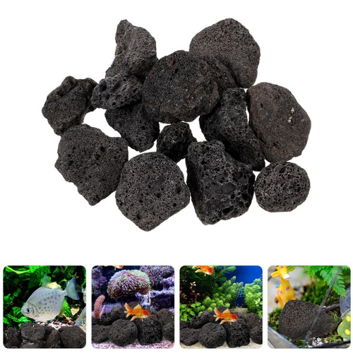 Volcanic Stone Landscaping Fish Tank Decorative Aquarium Volcano ...