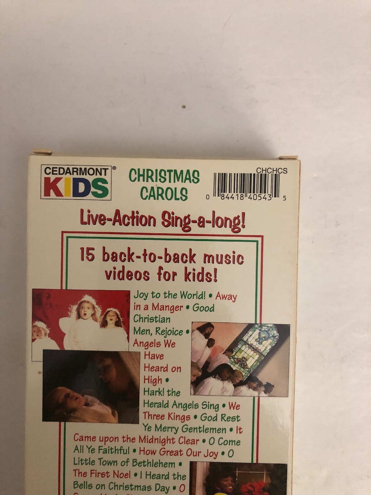 Cedarmont Kids-Christmas Carols(VHS,1998)TESTED-RARE VINTAGE ...