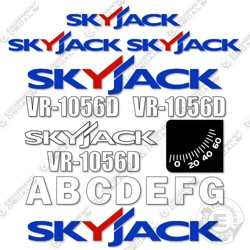 Fits SkyJack VR1056D Decal Kit TelehandlerReplacement Stickers - 3M ...