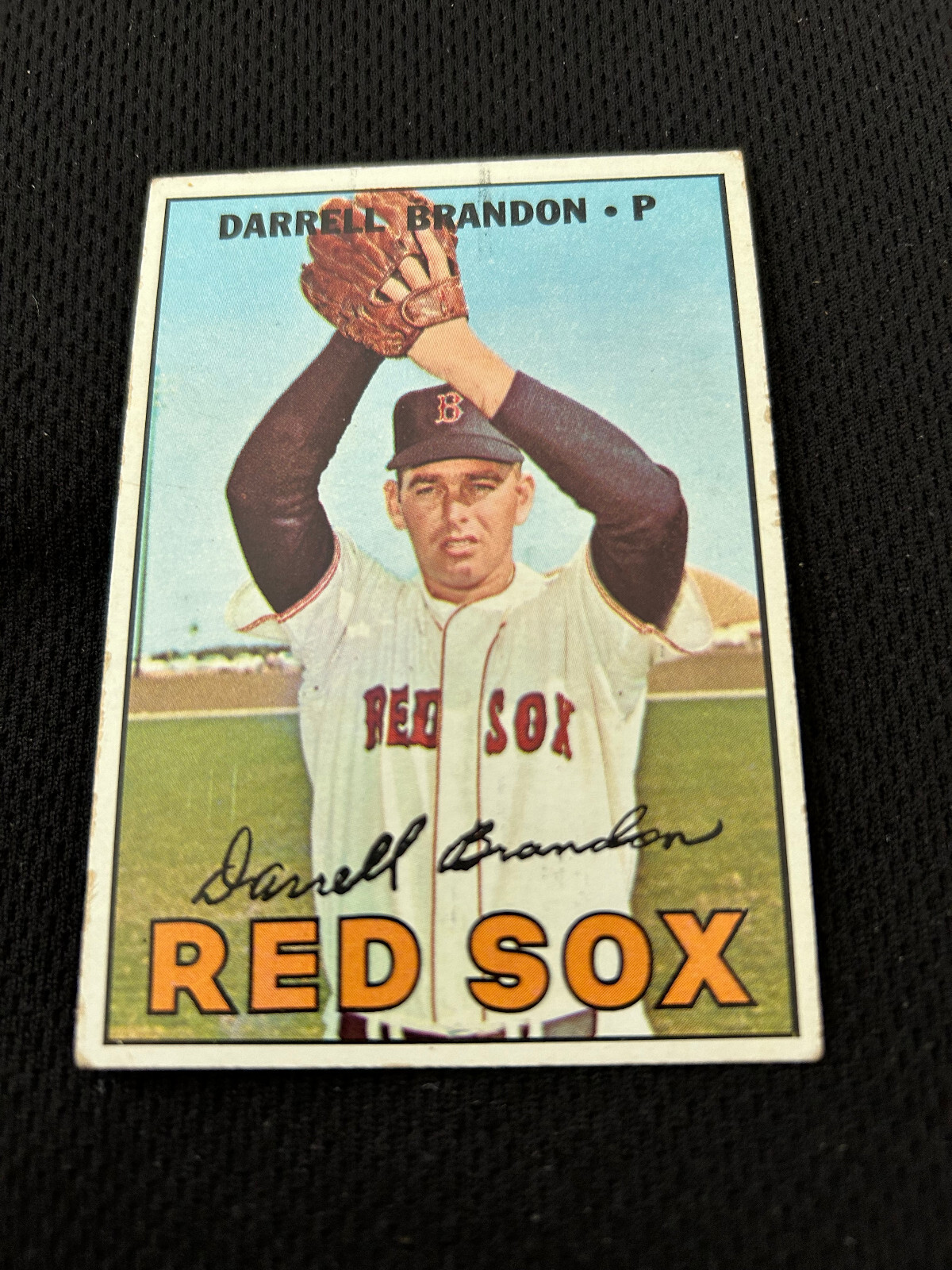 1967 DARRELL BRANDON BOSTON RED SOX #117 TOPPS VINTAGE BASEBALL CARD | eBay