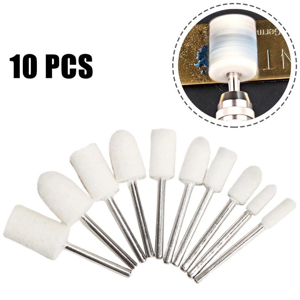 Premium Wool Felt Mounted Buffing Wheel for Woodworking and Jewelry ...