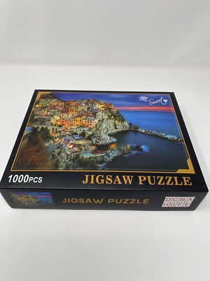 DCBA HGFE 1000 Piece Jigsaw Puzzle - Sweet "Heart" Landscape Sunset ...