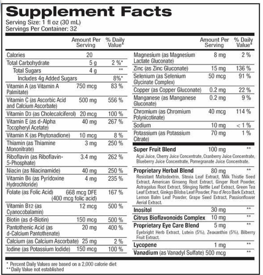 reViva Liquid Multivitamin (Select Flavor) | eBay