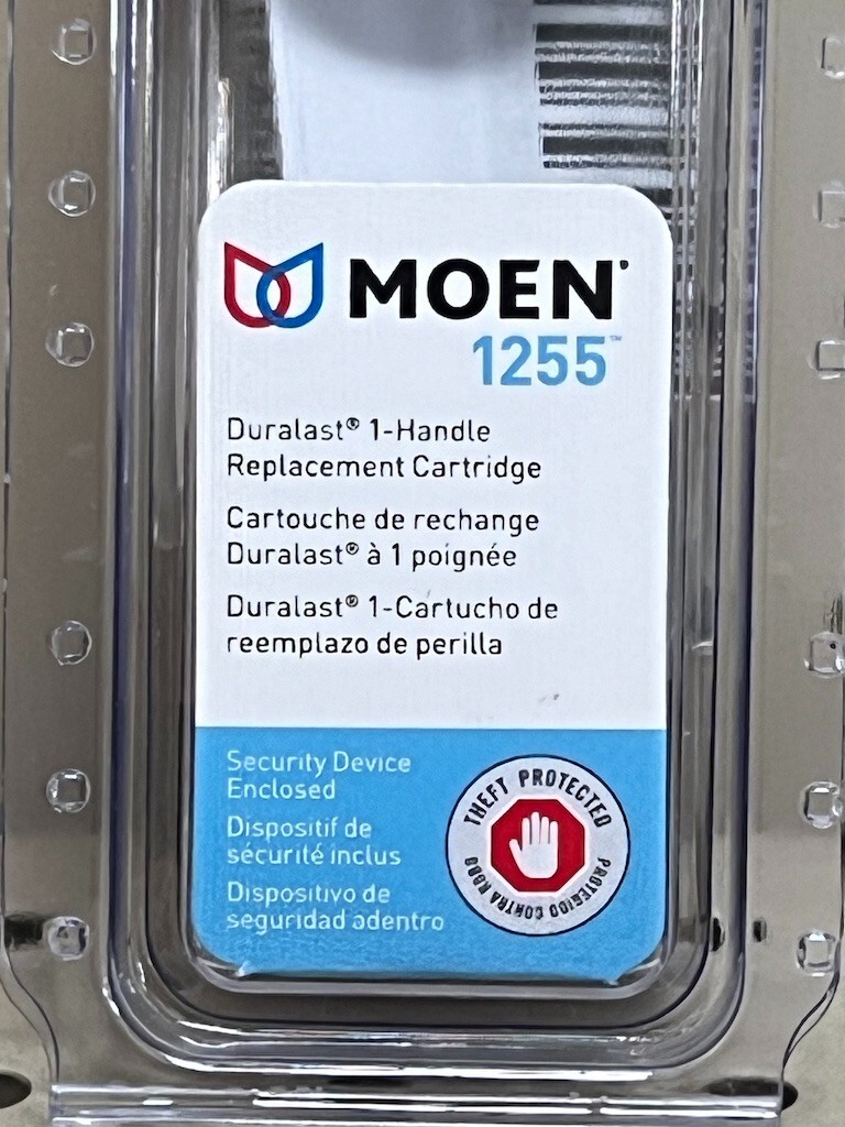 Moen Duralast Single Handle Faucet Cartridge (1255) for sale online | eBay