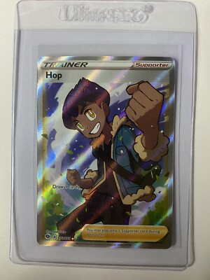 POKEMON CHAMPION'S PATH TRAINER HOP FULL ART ULTRA RARE 073/073 | eBay ...