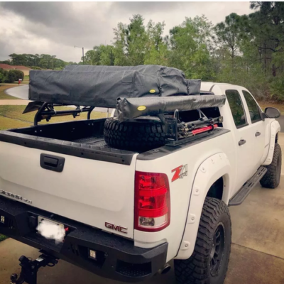 HotMetalFab MidSize Over Bed Rack Universal Mounting Brackets holds ...