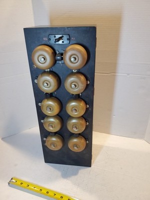 Antique Telephone Phone Operator Switchboard Copper Ringer Bell Relay ...