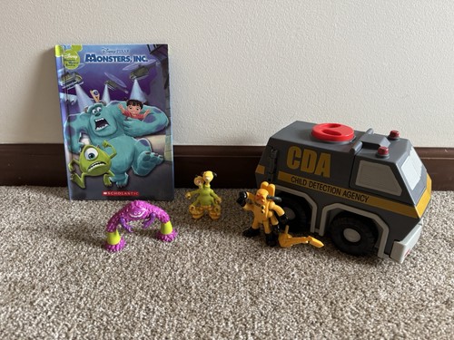 Monsters Inc Toy Lot IMAGINEXT Child Detection Vehicle CDA Toy And Book ...