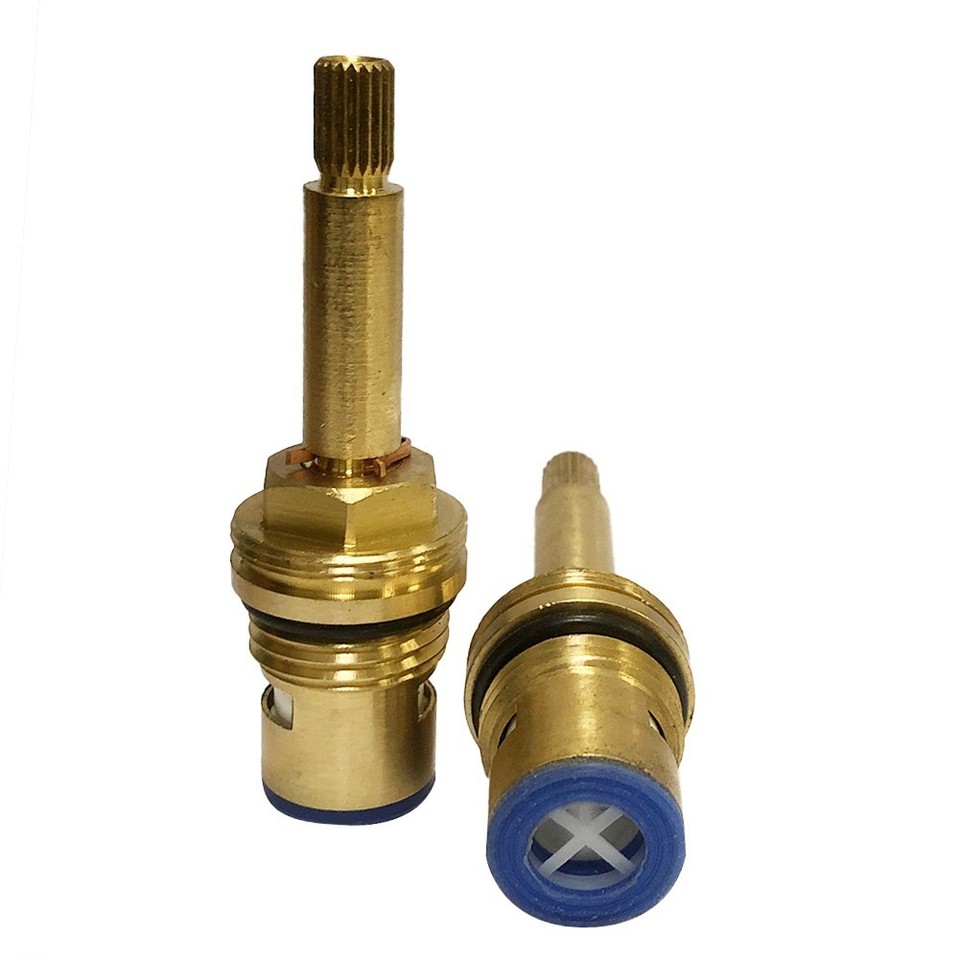 Bath 1/2 Tap Valve Cartridge Ceramic Gland X 20 Teeth Quarter Turn Flow ...