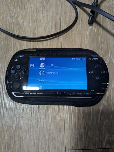 Sony Playstation Portable PSP-1001 Handheld Game System Black w ...