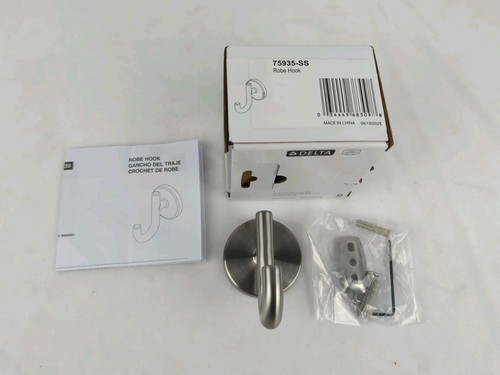 Delta 75935-SS Trinsic Robe Hook in Brilliance Stainless | eBay