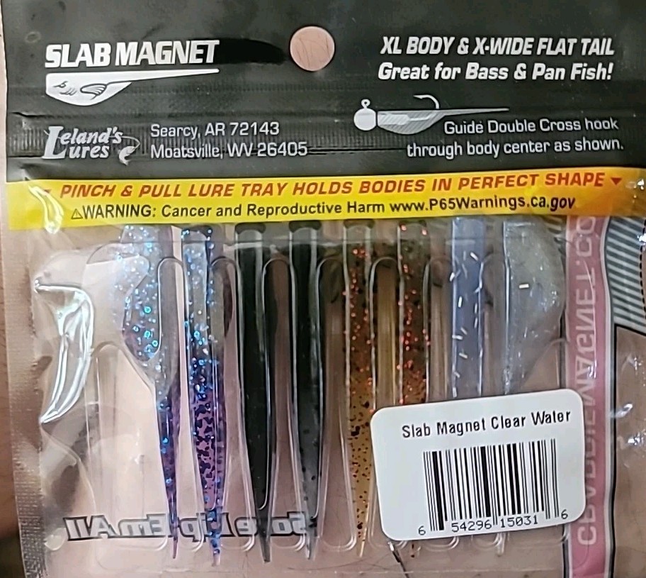 Fin Commander Slab Crappie Magnet Tails Fish Bait 2 Variety Packs New | eBay
