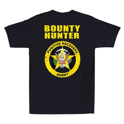 Bounty Hunter Fugitive Recovery Agent Bail Bondsman Duty (On Back ...