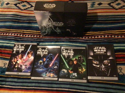 Star Wars Trilogy (DVD, 2004, 4-Disc Set, Widescreen Edition) VVG Good ...