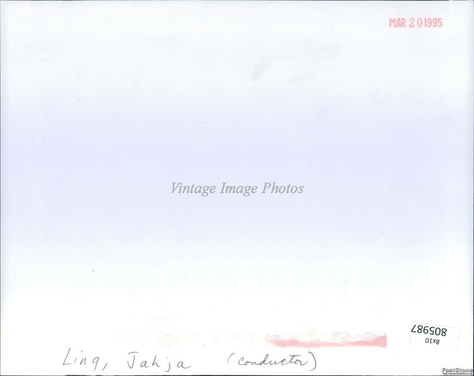 1995 Jahja Ling Conductor Director Pianist Icm Artists Musician 8X10 ...