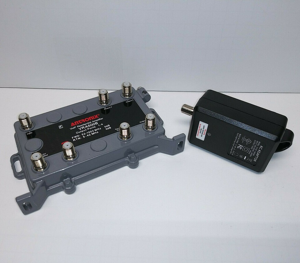 Antronix VRA500B/AC VOIP Integrated Residential Amplifier Power Signal ...