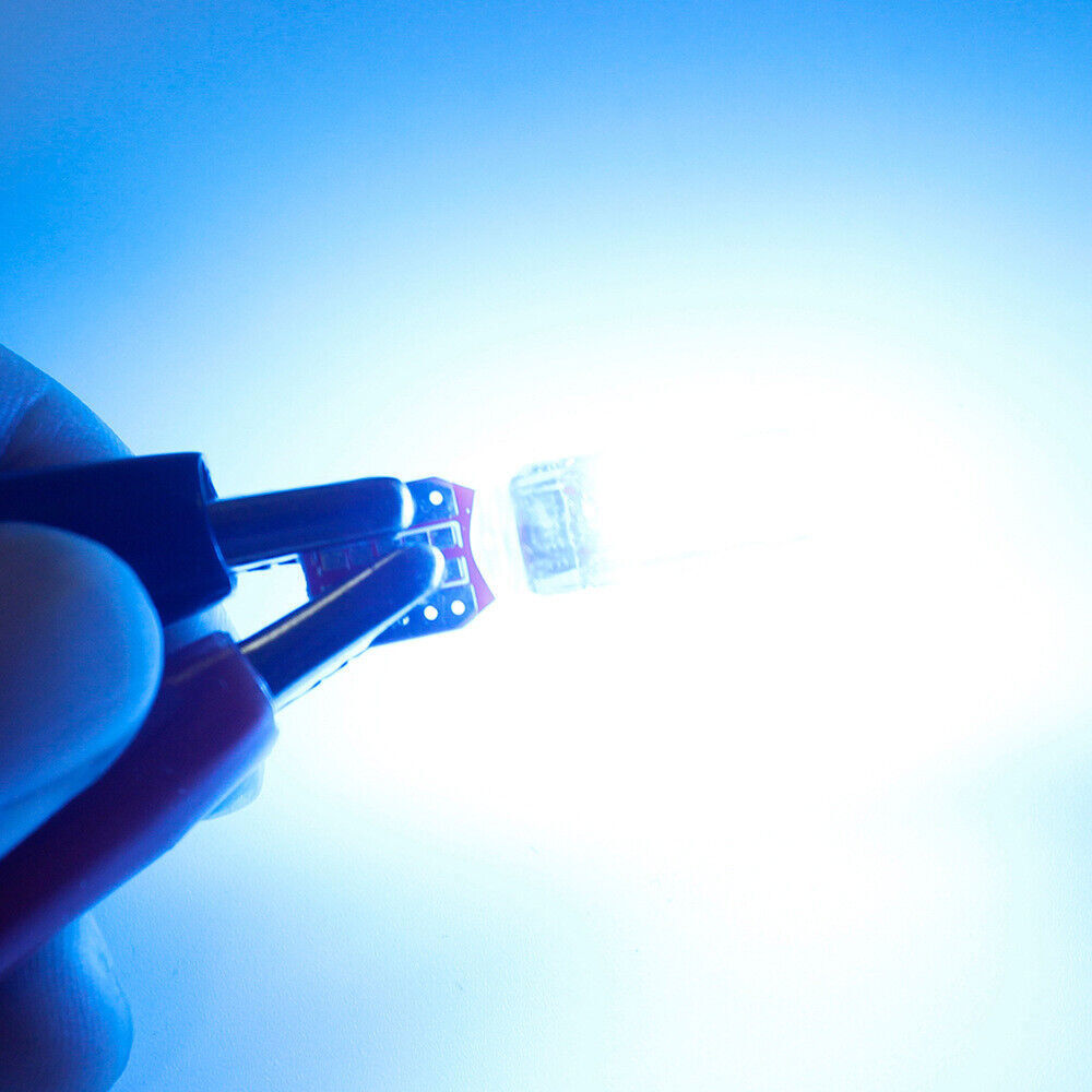 2x T10 Bulb Lamp Auto Car Width Light Modified Led Lens Lamp Bulb ...