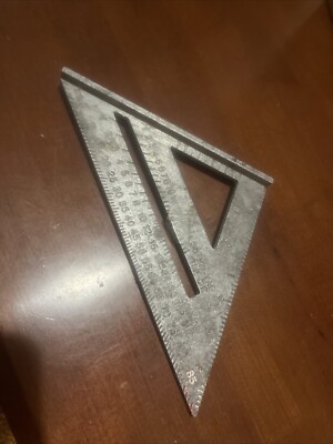 Vintage Johnson Level & Tool 7” RAS1 Rafter Angle Square Framing Tool ...