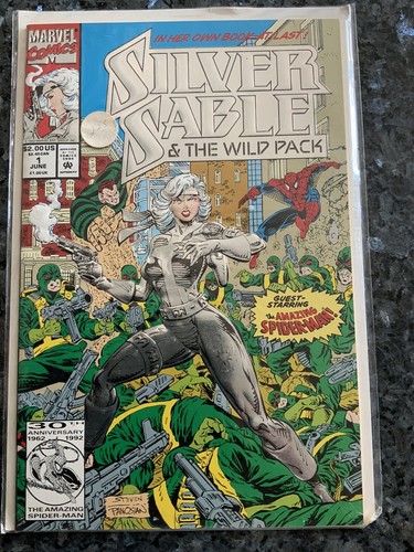 Marvel Comics Silver Sable and The Wild Pack #1 Modern Age June 1992 ...