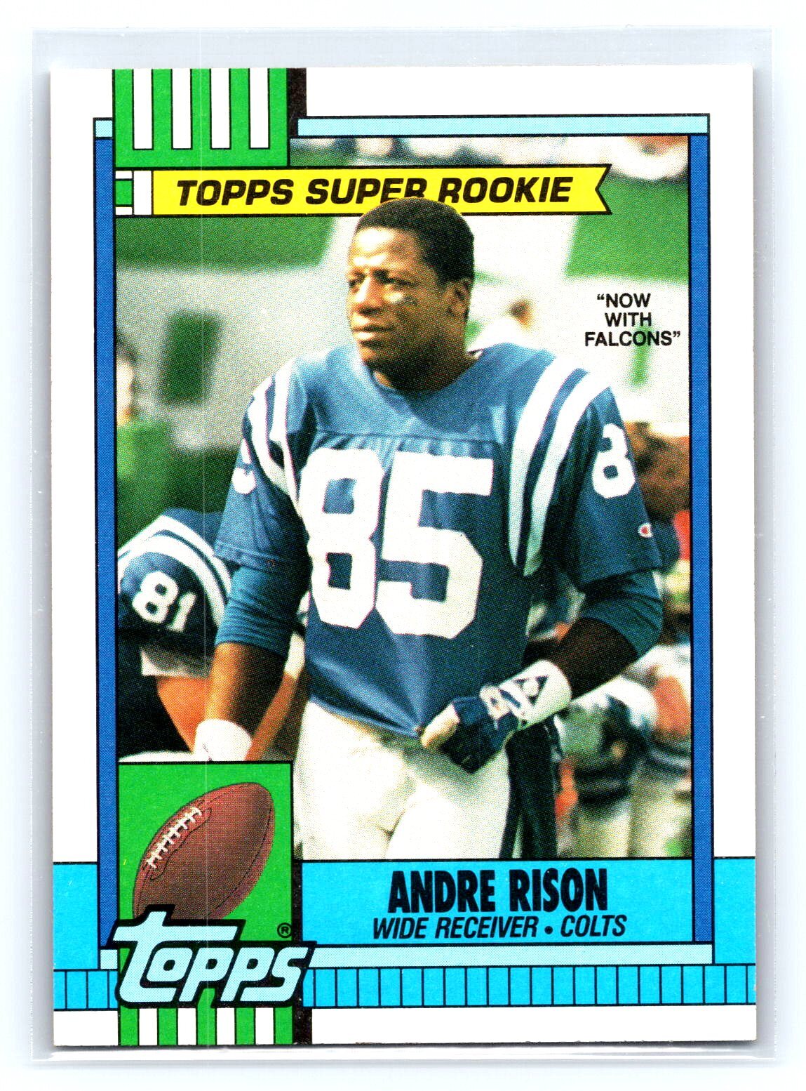1990 Topps #300 Andre Rison Topps Super Rookie Atlanta Falcons NM-MT | eBay