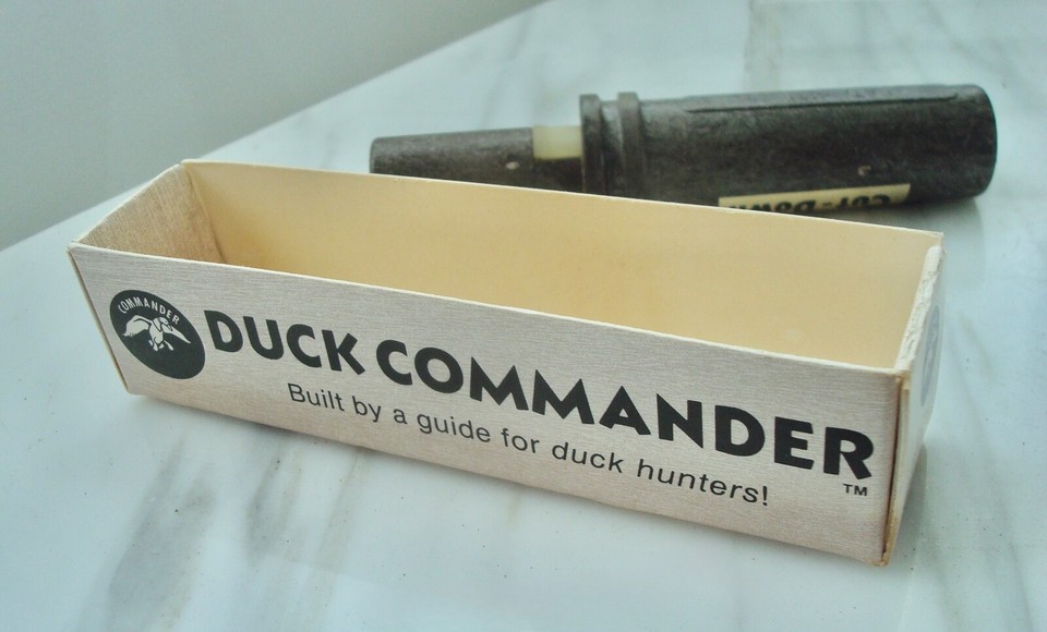 Rare Vintage DUCK COMMANDER Reacher CUT-DOWN DUCK CALL w/BOX NIB Phil ...