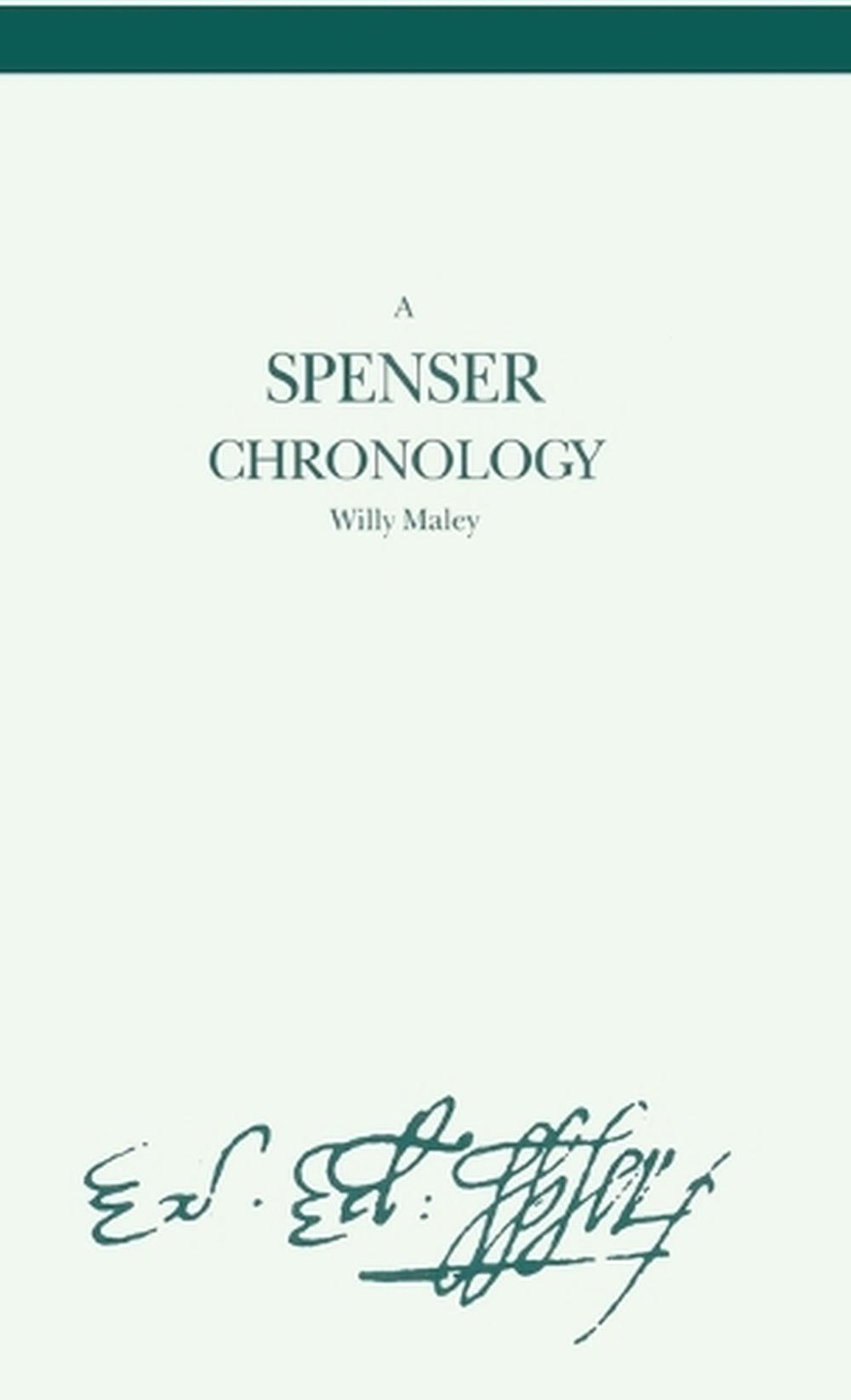 A Spenser Chronology by W. Maley (English) Hardcover Book 9780333537442 ...