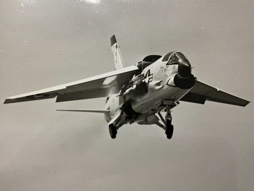 USN Navy Chance Vought F8U-2N Crusader Fighter Aircraft Gear Landing ...