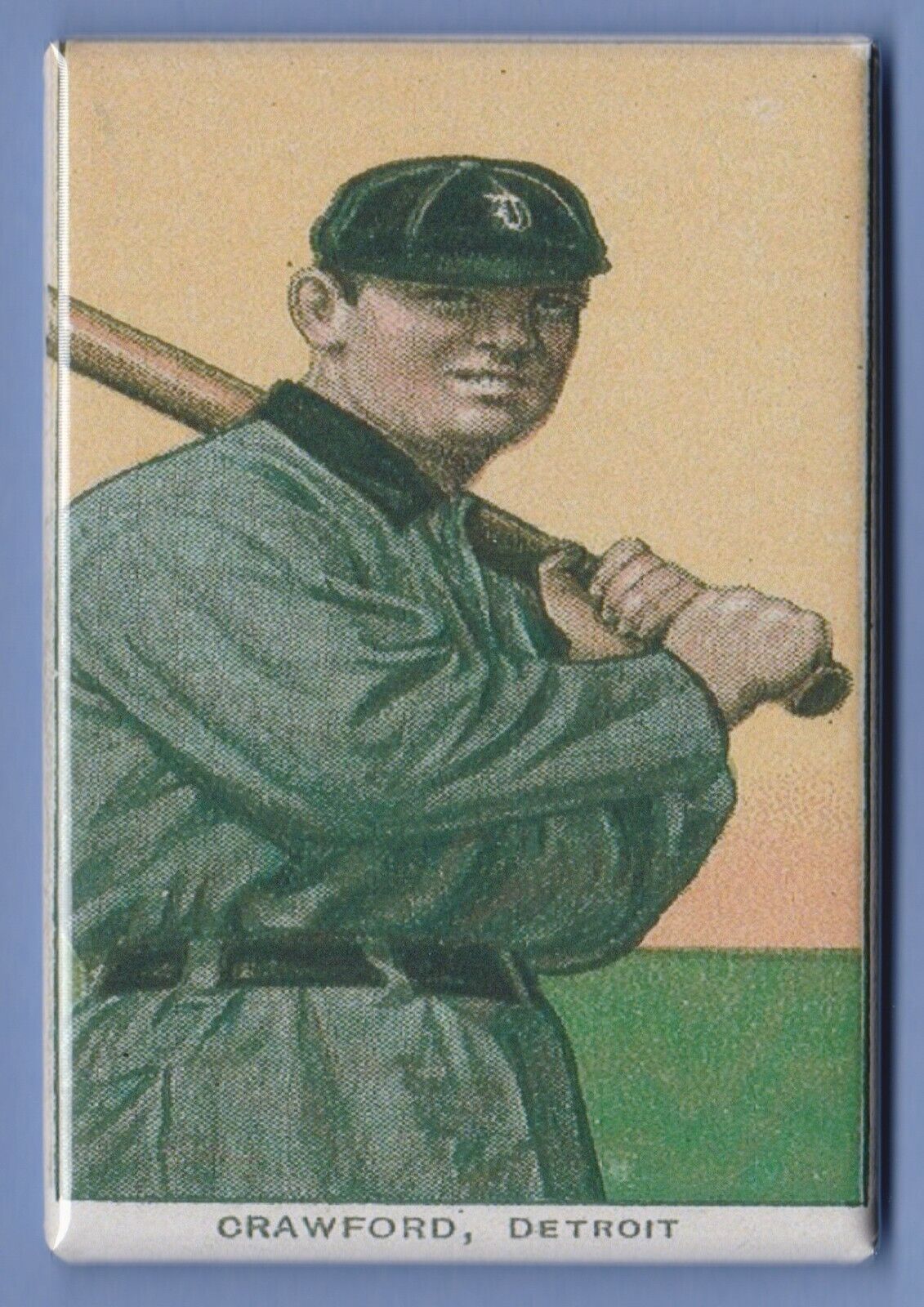 SAM CRAWFORD BASEBALL CARD *2X3 FRIDGE MAGNET* WAHOO REDS TIGERS ALL ...