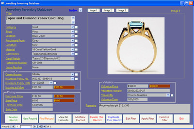 Jewellery Inventory Database Software Win7/8/10/11 XP Vista | eBay