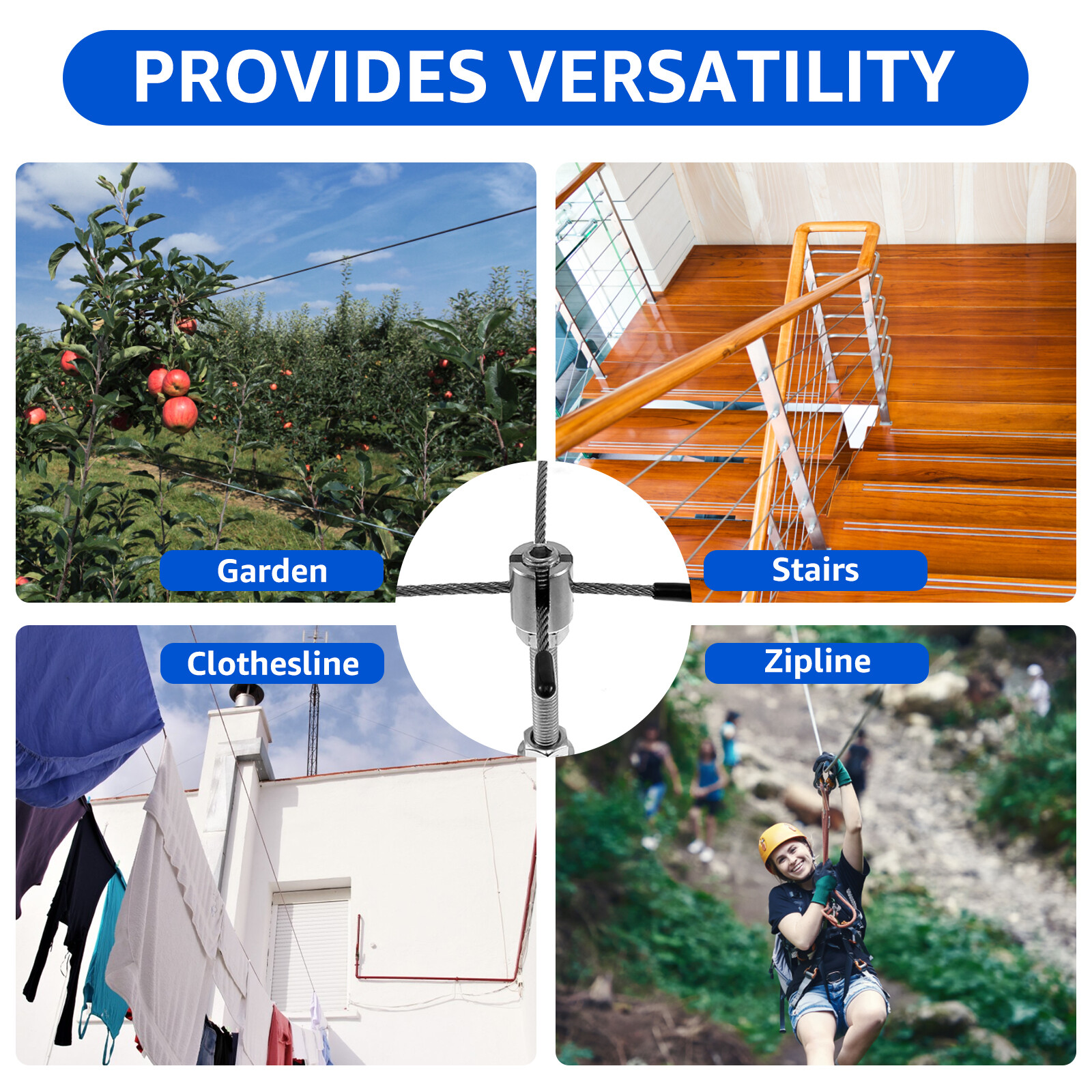 Wire Trellis Kit Wall Trellis Set Rustproof Plant Climbing Trellis ...