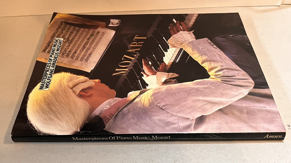 MASTERPIECES OF PIANO MUSIC~Wolfgang Amadeus Mozart~Amsco Publications ...