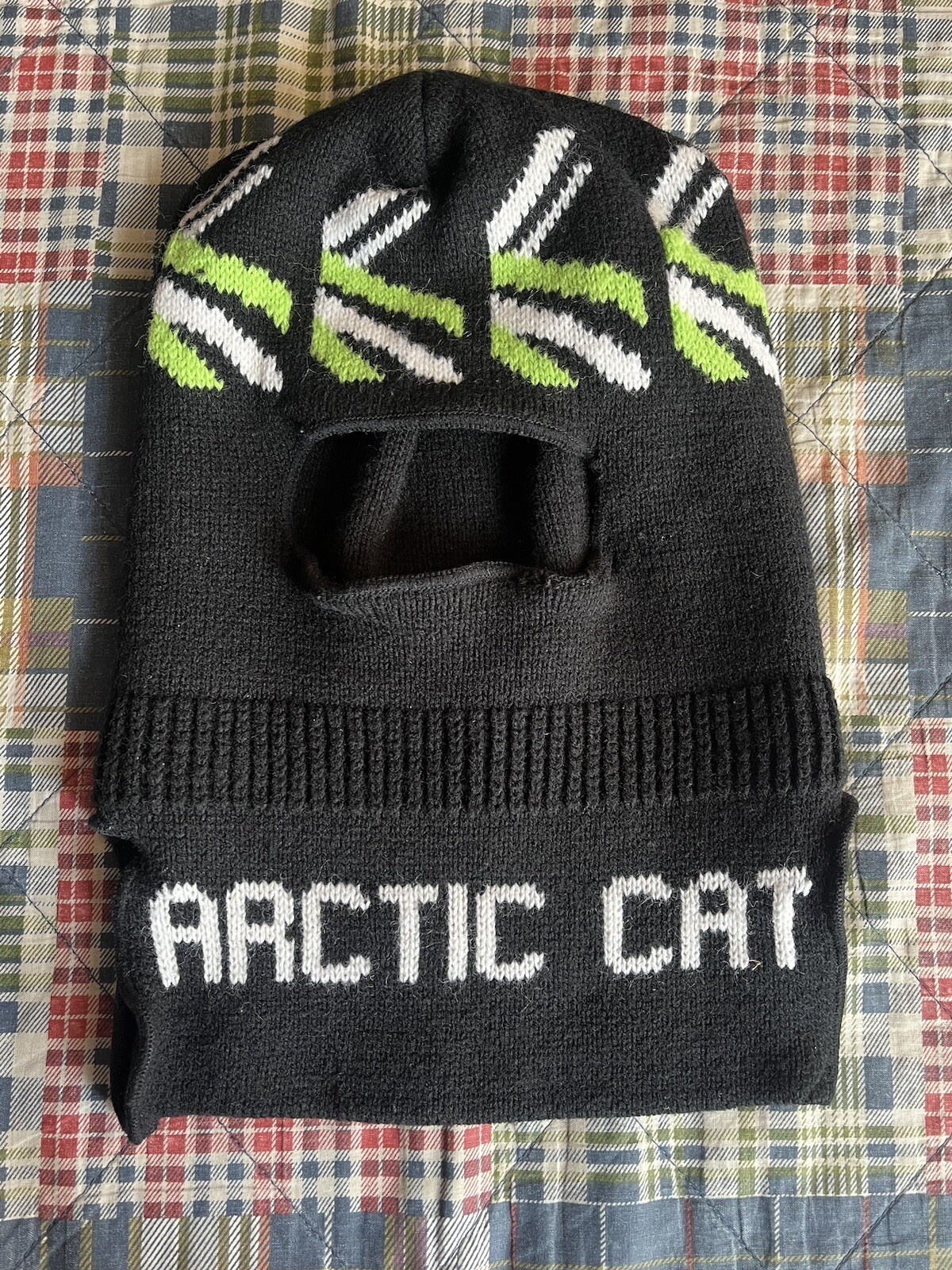 Vintage Arctic Cat Snowmobile Face Mask Hat | eBay