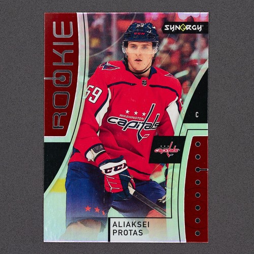 💥 ALIAKSEI PROTAS 💥 ROOKIE 💥 2021-22 SYNERGY #132 WASHINGTON CAPITALS ...