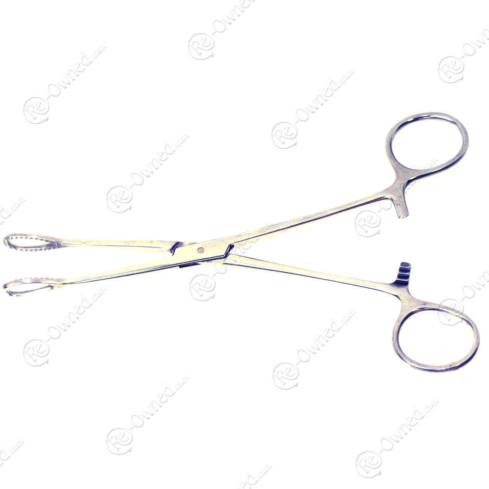 Ballenger Sponge Holding Forceps Straight Serrated Loop Jaws 7in X ...