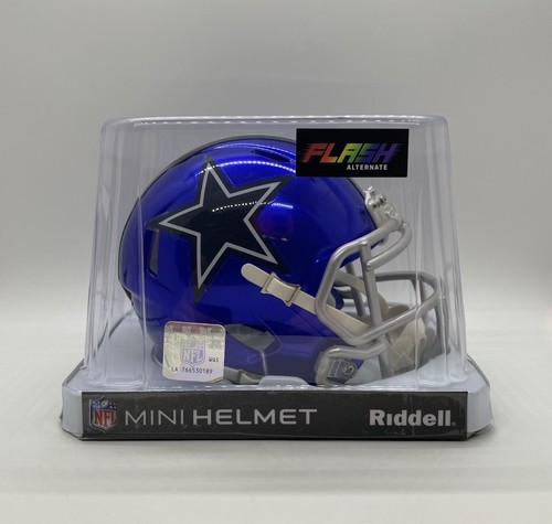 Dallas Cowboys NFL Riddell Flash Alternate Mini Helmet! Date Code May ...