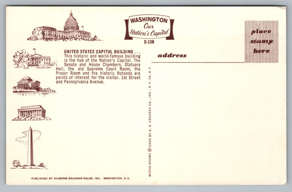 Postcard Unites States Capitol Building, Washington, D. C. Unposted | eBay