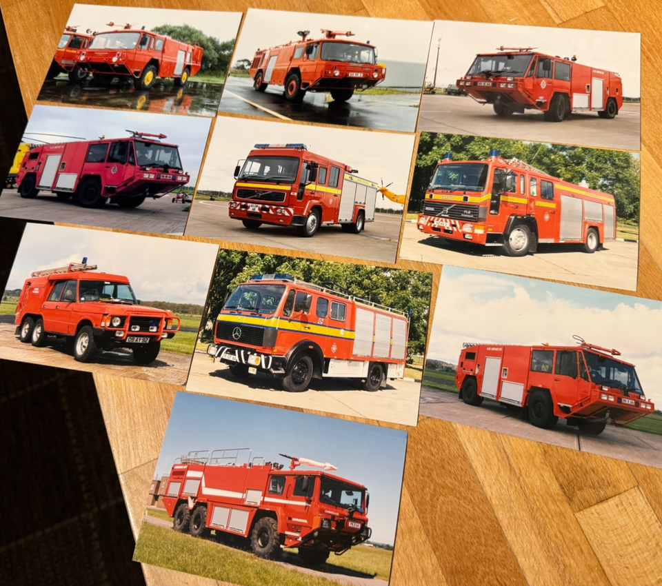 30 x Defence / RAF / Royal Navy Fire Engine 6" x 4" Photographs | eBay UK