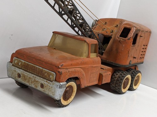 Vintage Structo Mobile Crane Truck original condition w play wear ...