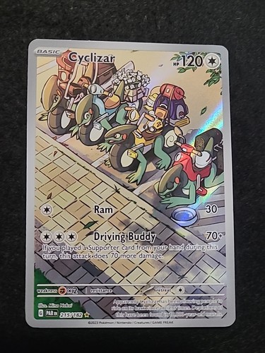 Pokémon TCG Cyclizar 215/182 Paradox Rift Holo Illustration Rare NM | eBay